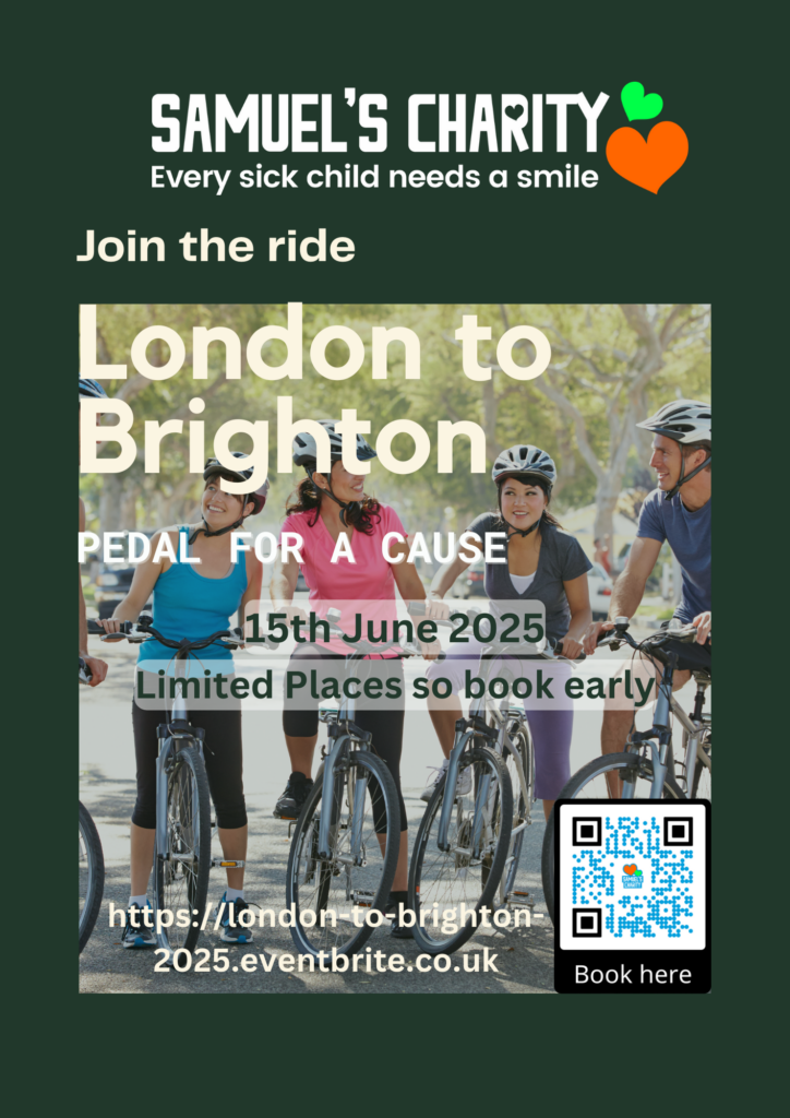 London to Brighton Bike ride - Samuel's Charity